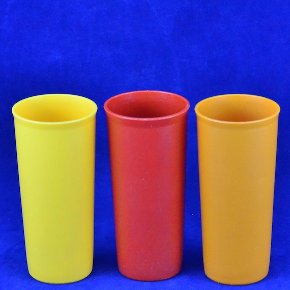 Set of 3 Vintage Tupperware 12 Ounce Tumblers Drinking Cups | Etsy