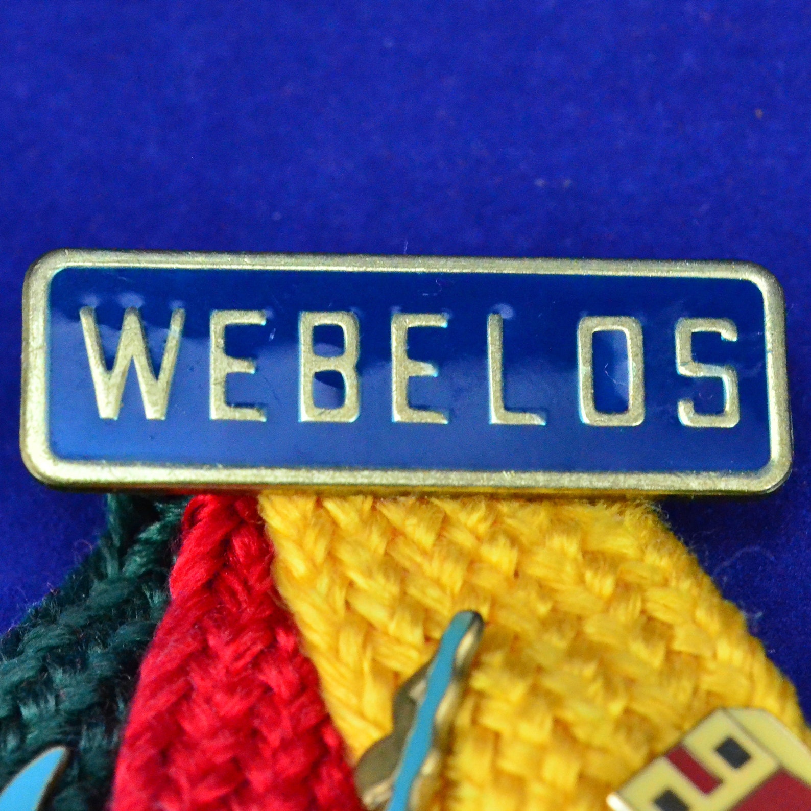 BSA Cub Scout Webelos Rank Color Ribbons10 Enameled Activity | Etsy