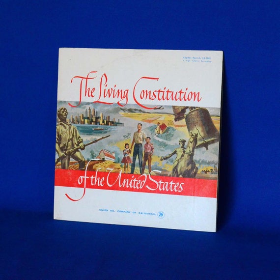The Living Constitution of the United States Vintage Vinyl - Etsy