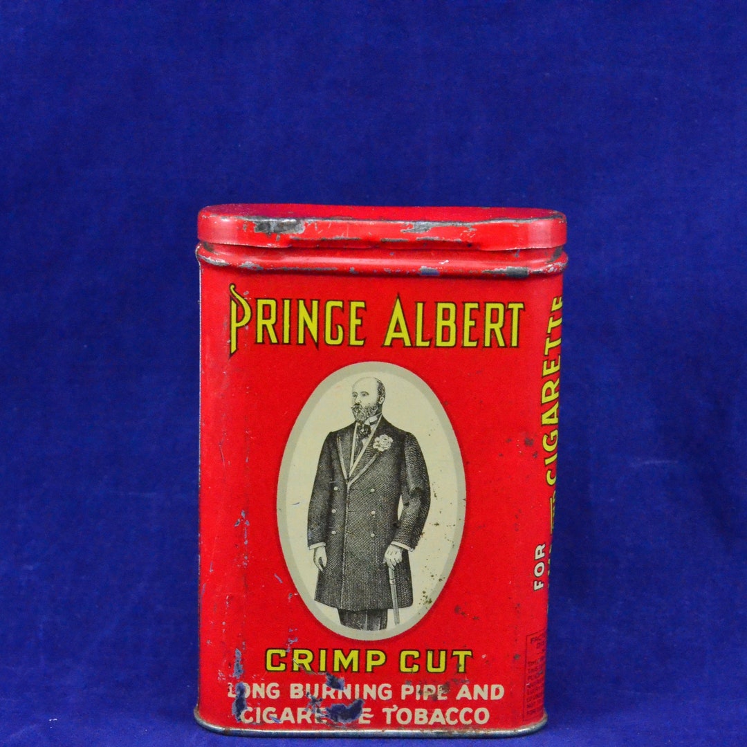 Antique Prince Albert Crimp Cut Cigarette Tobacco Tin - R J Reynolds ...