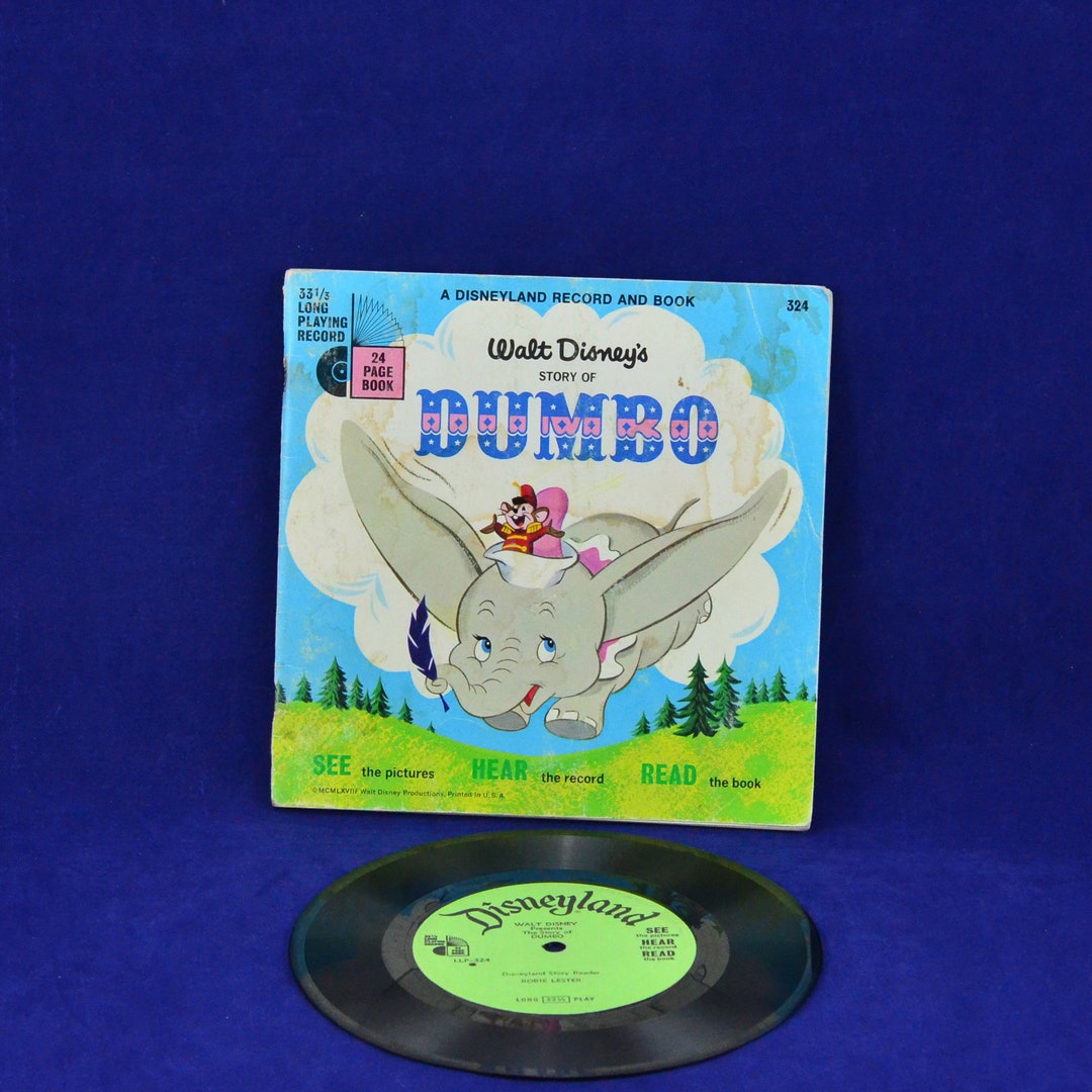 Walt Disney's the Story of Dumbo - Book and Record - See, Hear, Read ...