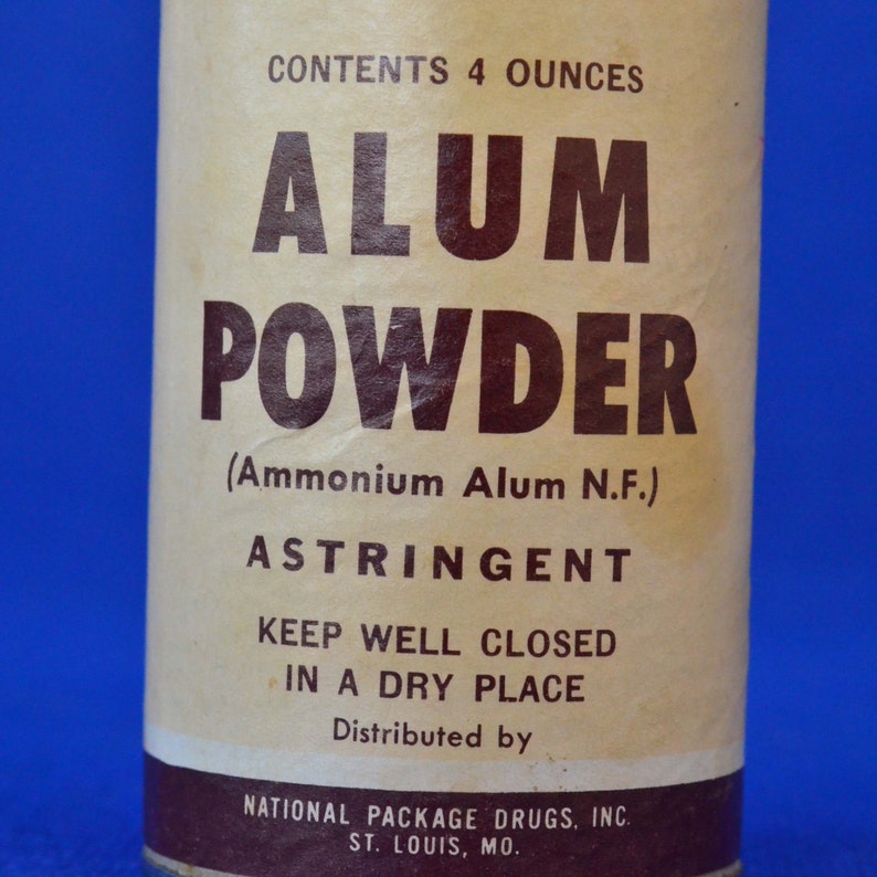 Vintage Alum Powder by Astringent National Package Drugs Inc. | Etsy