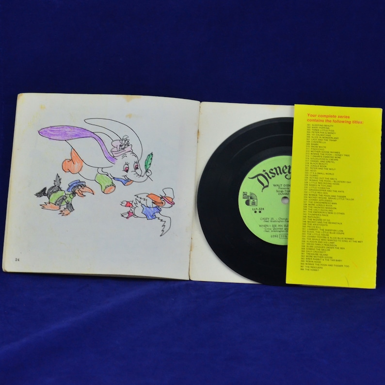 Walt Disney's the Story of Dumbo - Book and Record - See, Hear, Read ...