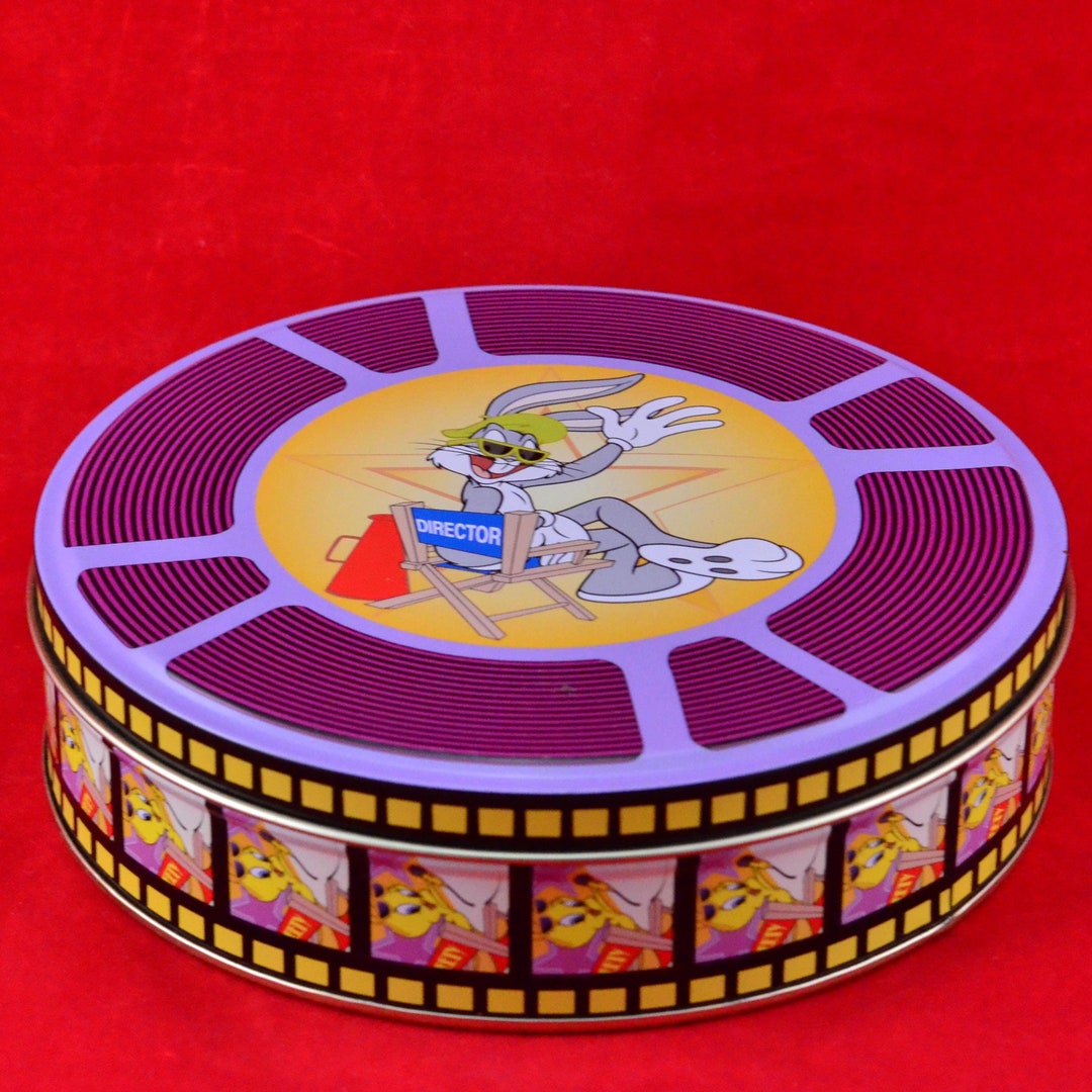 Vintage Director Bugs Bunny Film Canister Tin - Warner Brothers ...
