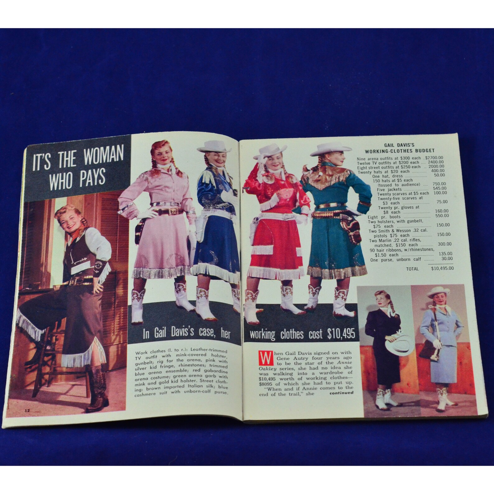 1957 July 13-19 TV Guide - Gail Davis's 10000 Annie Oakley Wardrobe ...