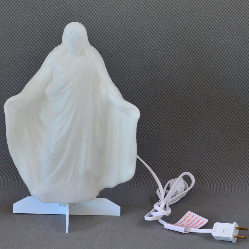 Jesus Christ Tree Topper or Table Display Plastic Blow Mold Illuminated ...