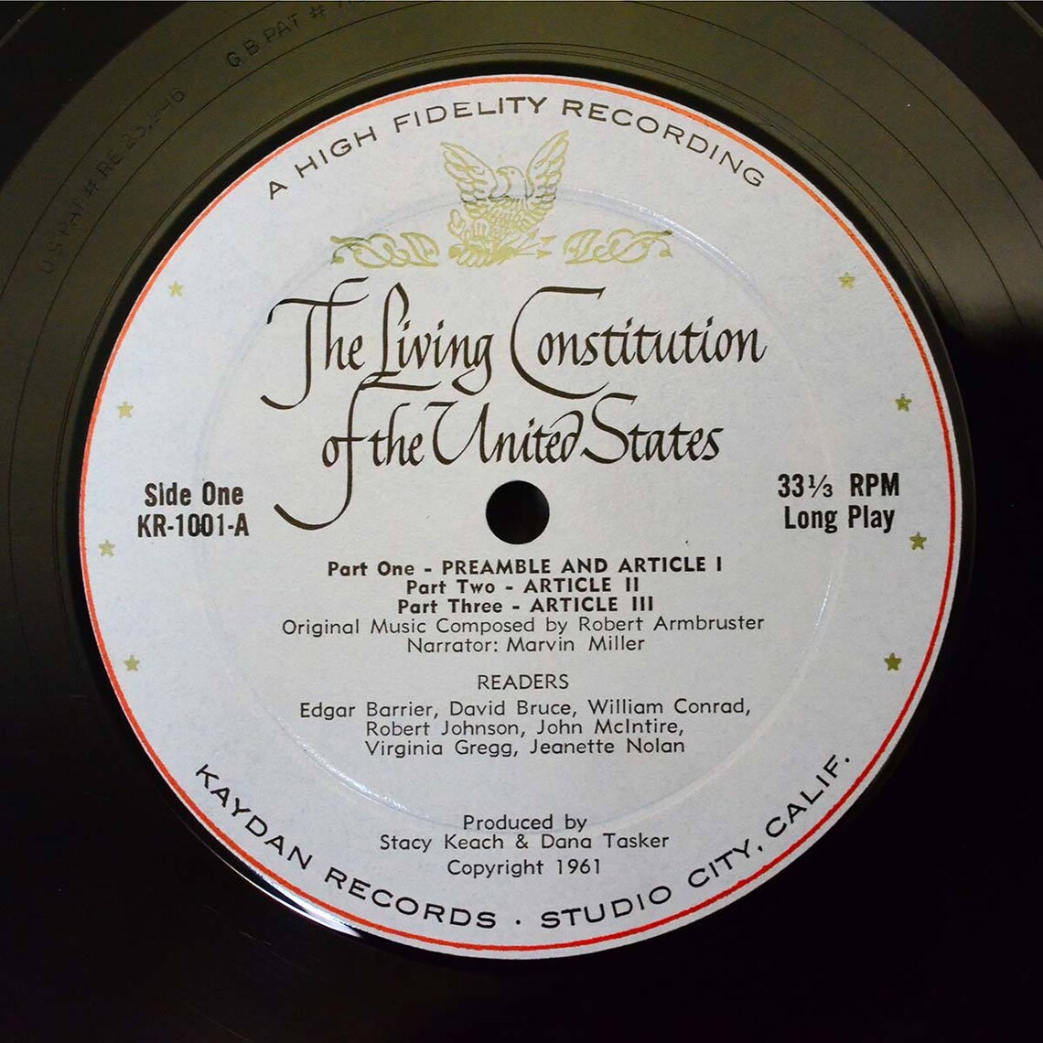 The Living Constitution of the United States Vintage Vinyl - Etsy