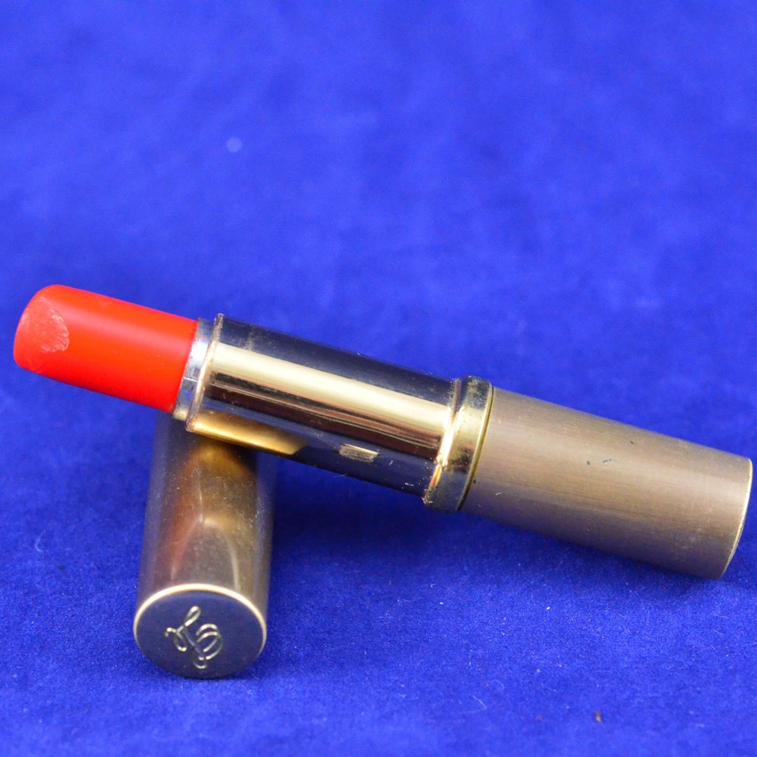 Vintage Lovue Flame Classic Lipstick in Brass Tube - Retro Makeup ...