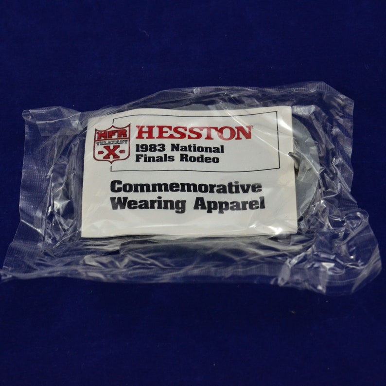 Hesston 1983 NFR Rodeo 25th Anniversary Belt Buckle - National Finals ...