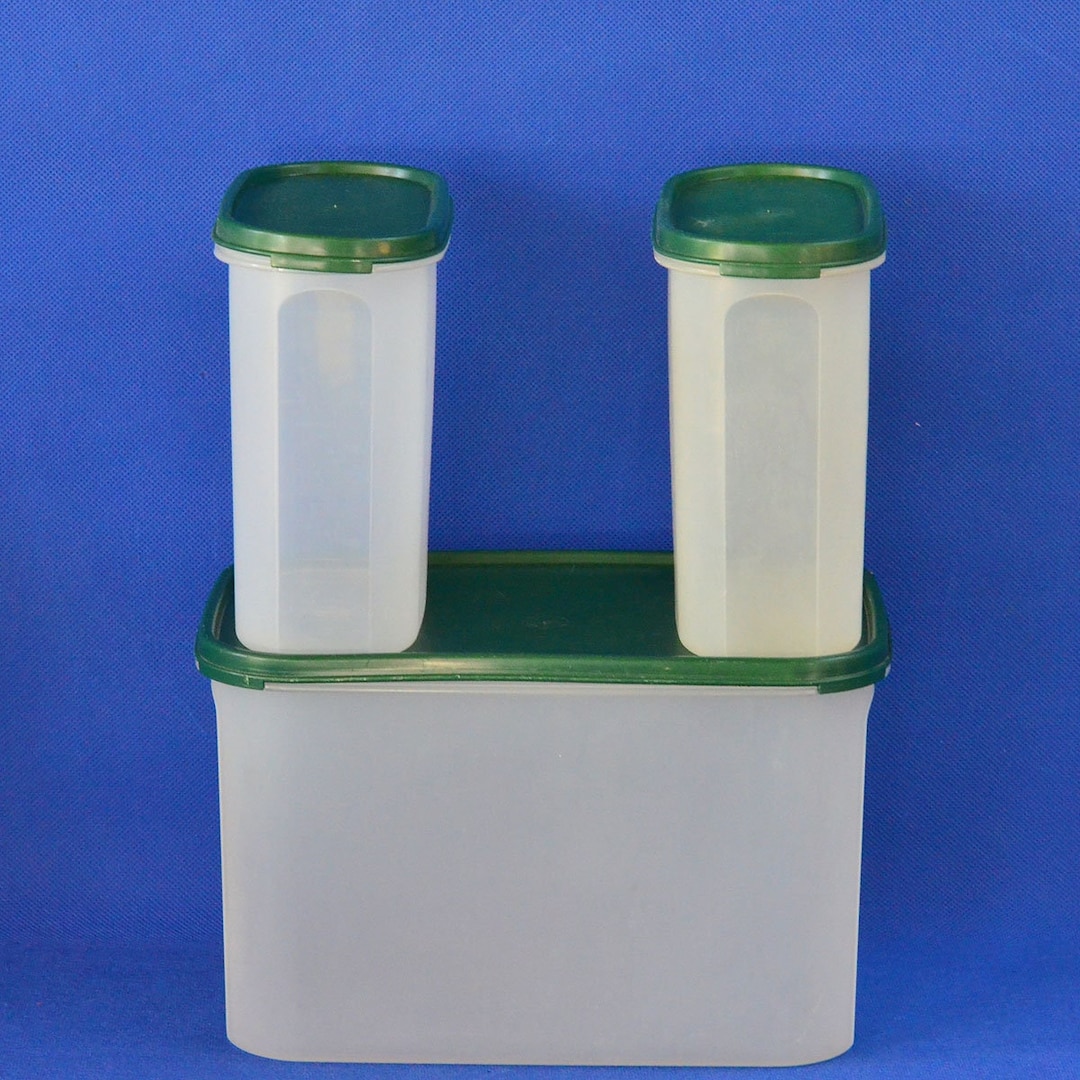 Set of 3 Tupperware Modular Mate Opaque Storage Containers 1848 & 1613 ...