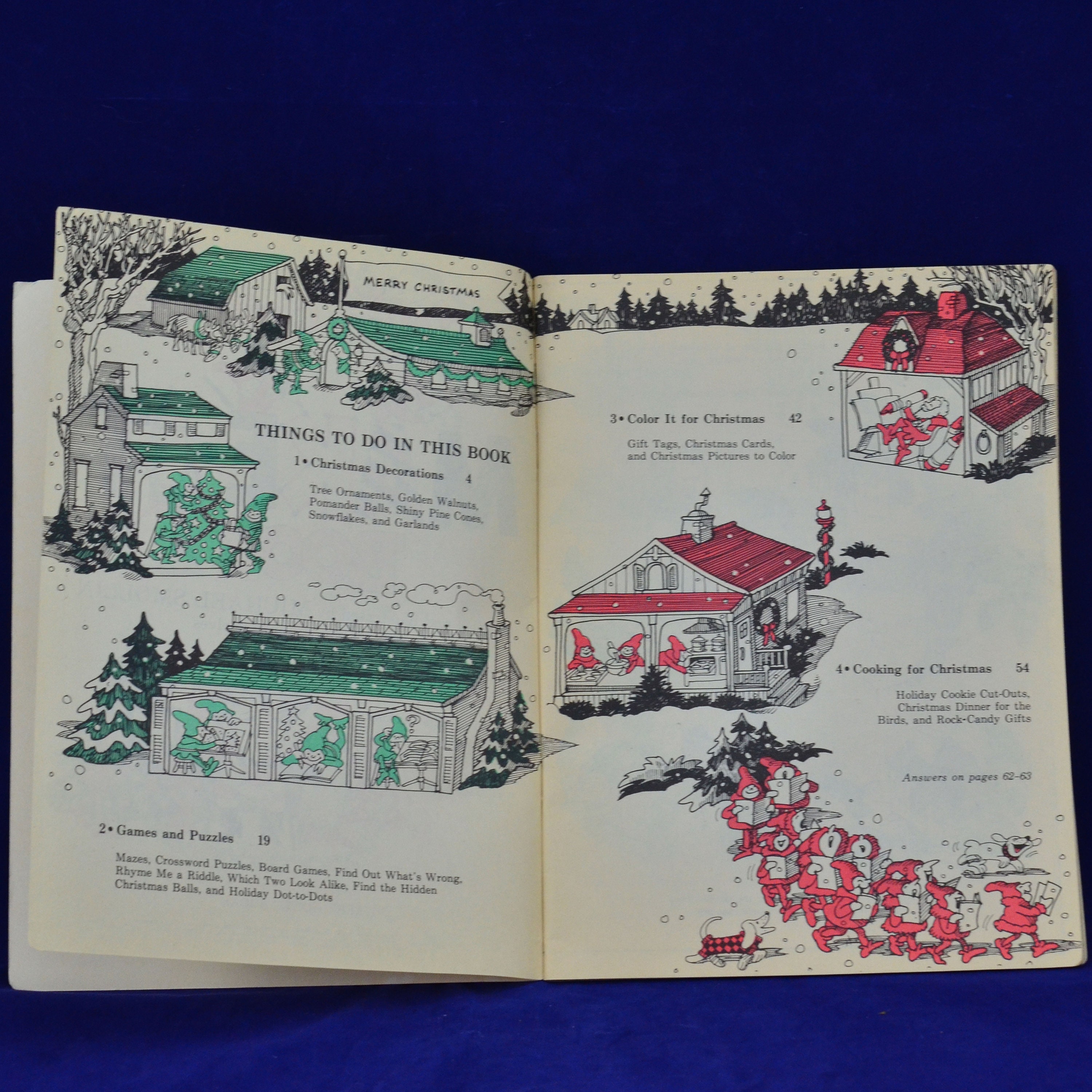 A Merry Christmas Make-It Book by Michael Smollin Vintage | Etsy