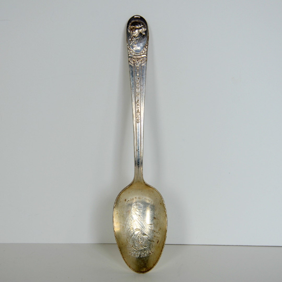 Vintage John Adams American President Collector Spoon by William Rogers ...