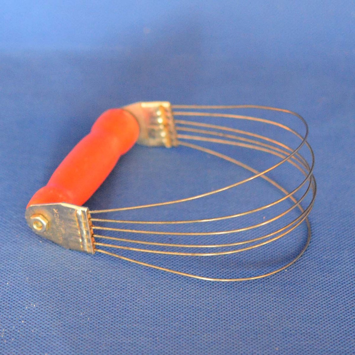 Androck Pastry Blender With Red Handle - Wood Handle - Vintage Utensil ...