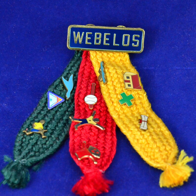BSA Cub Scout Webelos Rank Color Ribbons10 Enameled Activity | Etsy
