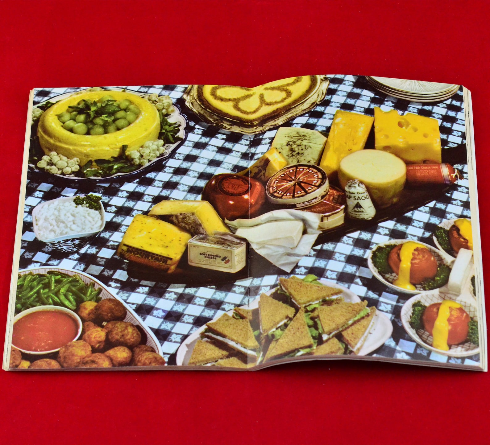 The Cheese Cookbook by Culinary Arts Institute - Vintage Illustrated ...