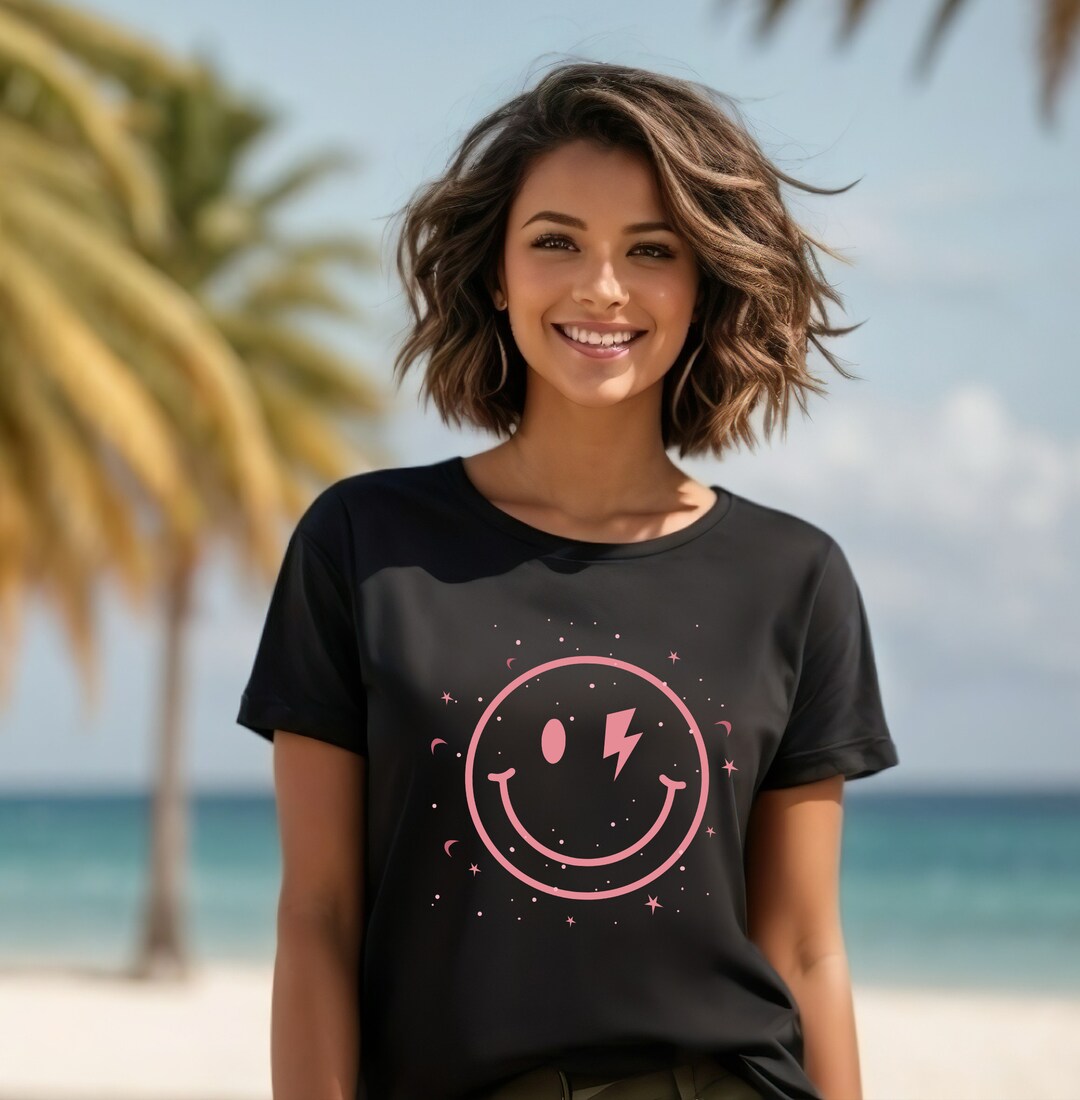 Smiley Face Sweatshirt,retro Smile Face Shirt,happy Faces Hoodie,trendy ...
