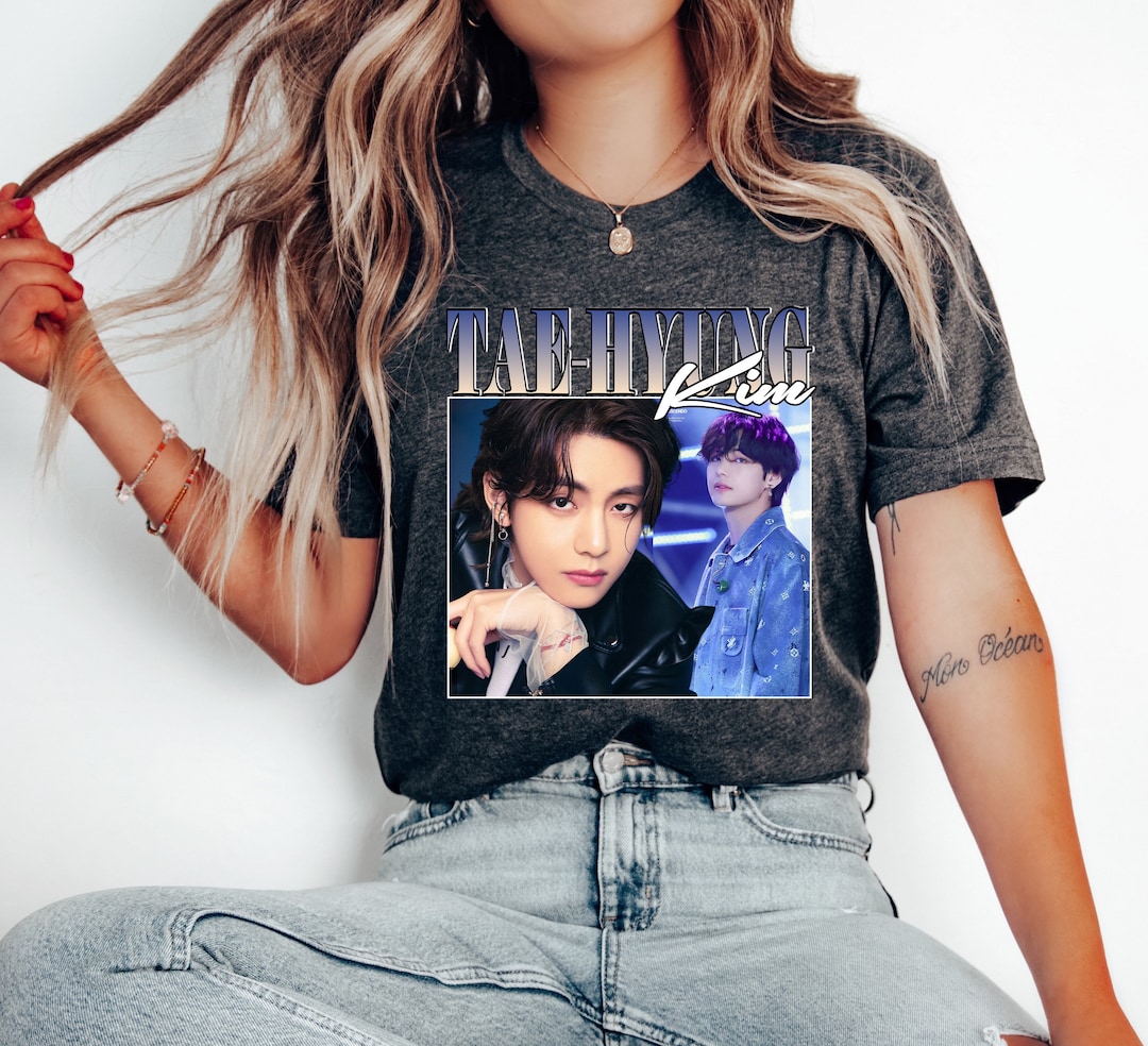 Kim Taehyung Shirt,taehyung T-shirt,vintage Sweatshirt,bts Shirt,kpop ...