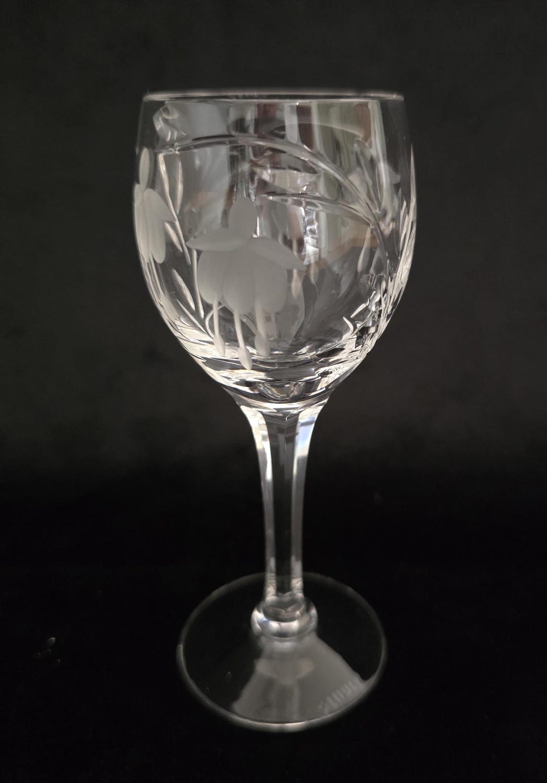 Stuart Crystal Cascade Sherry Glass 5 7/8" (149mm) Signed 1st Quality ...