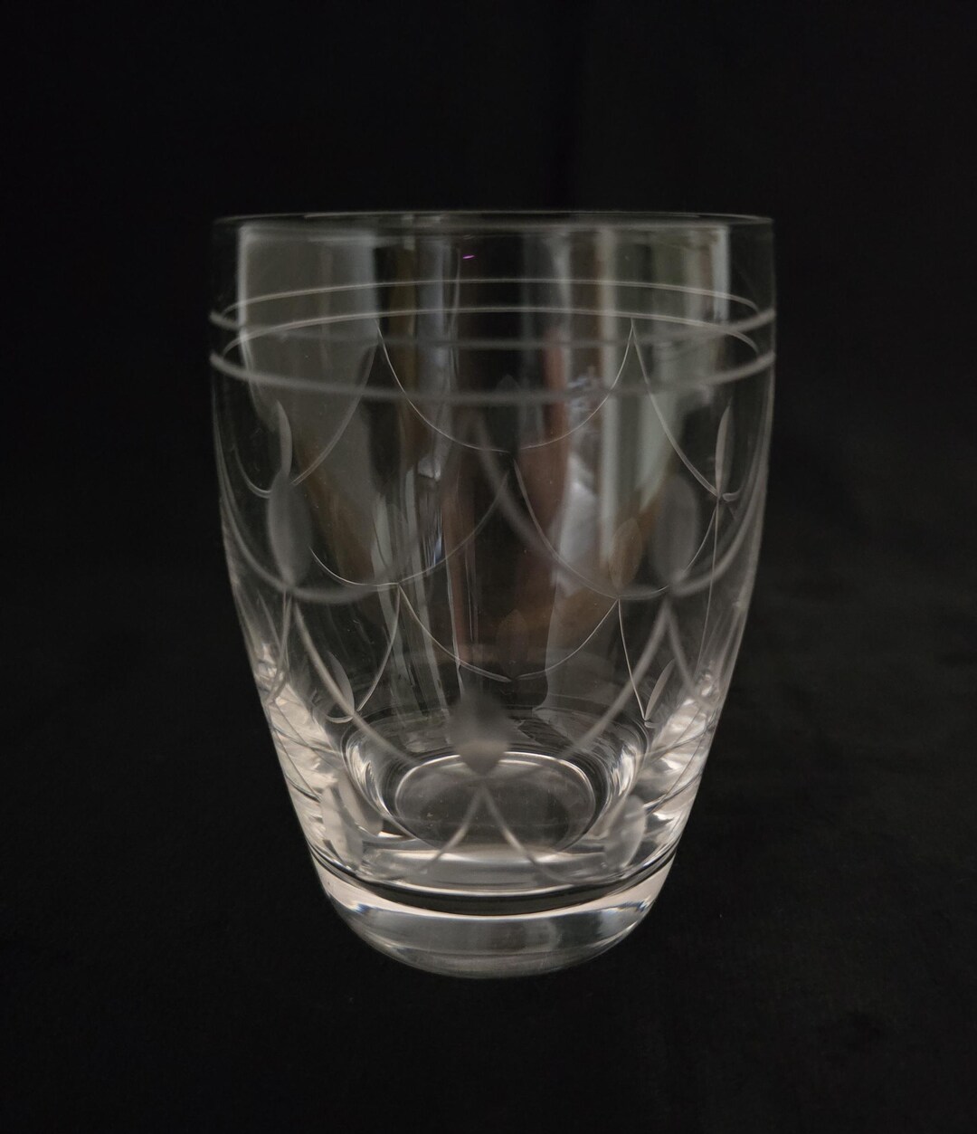 Stuart Crystal Art Deco Tamara Whiskey Glass 3 1/4" (83mm) Signed 1st ...