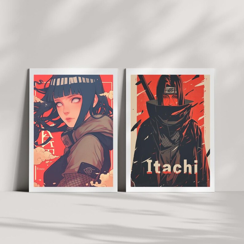 100 Naruto Anime Posters Bundle | Digital Wall Art Set | Shippuden ...