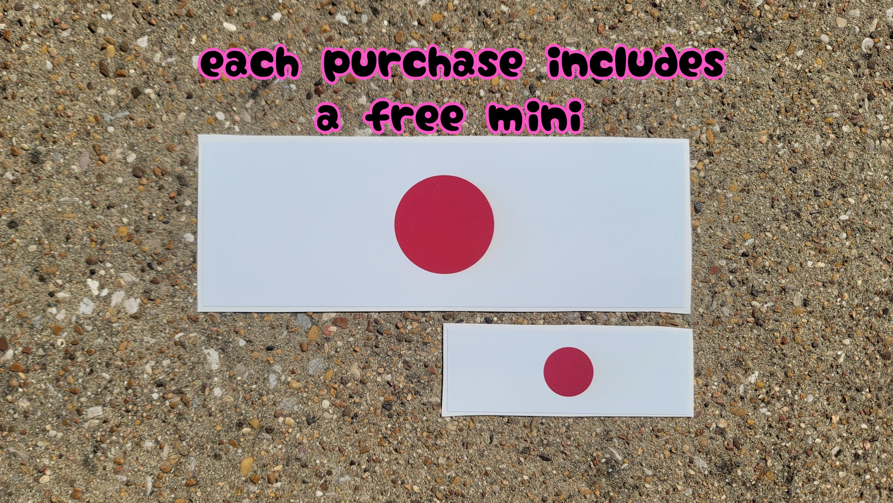 Japan Flag Vinyl Slap Sticker - Etsy
