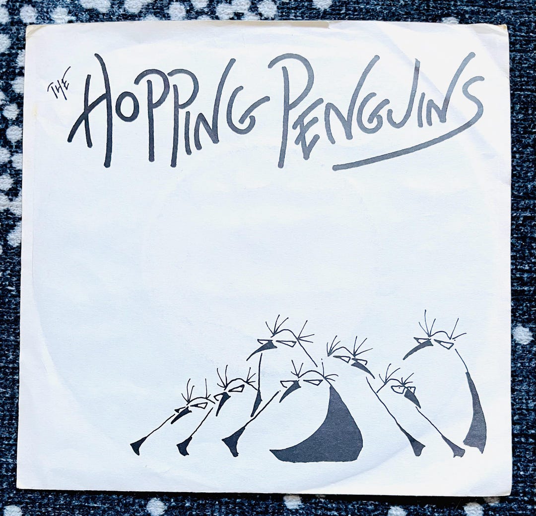 The Hopping Penguins - 2% Milk Rap / Flintstones (1987) 7" Vinyl Single ...