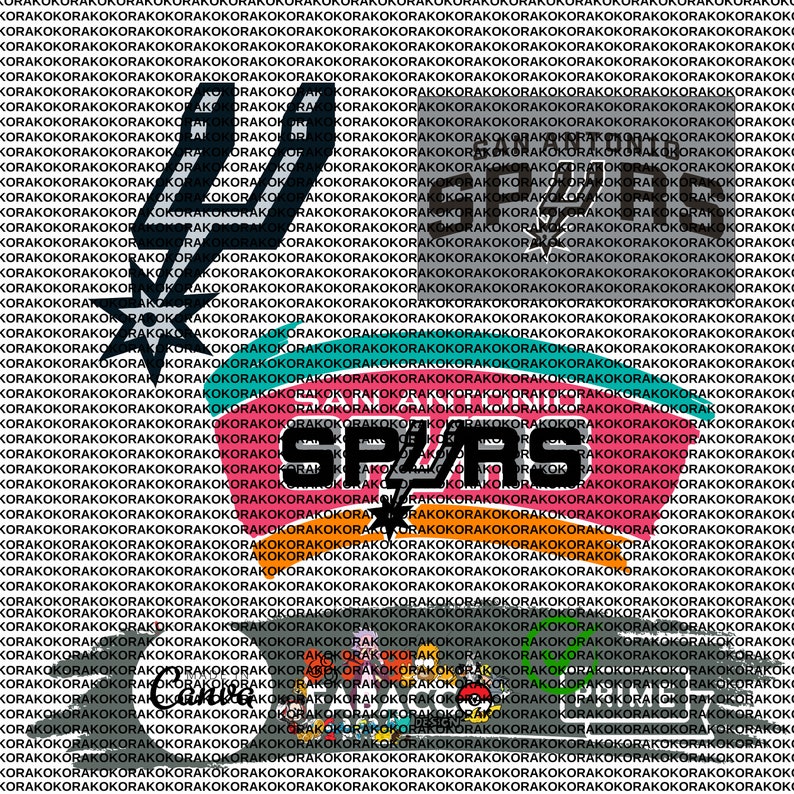 Spurs Basketball SVG Cricut Cut File. Love Team PNG Clipart. Vinyl ...
