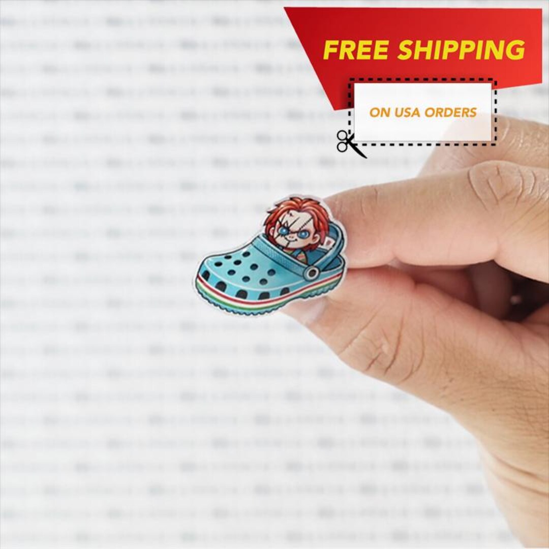 Chucky Horror Crocs Pin UV Resin Horror Movie-inspired Lapel Pin Unique ...