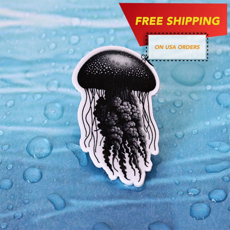 Jellyfish Pin - Etsy
