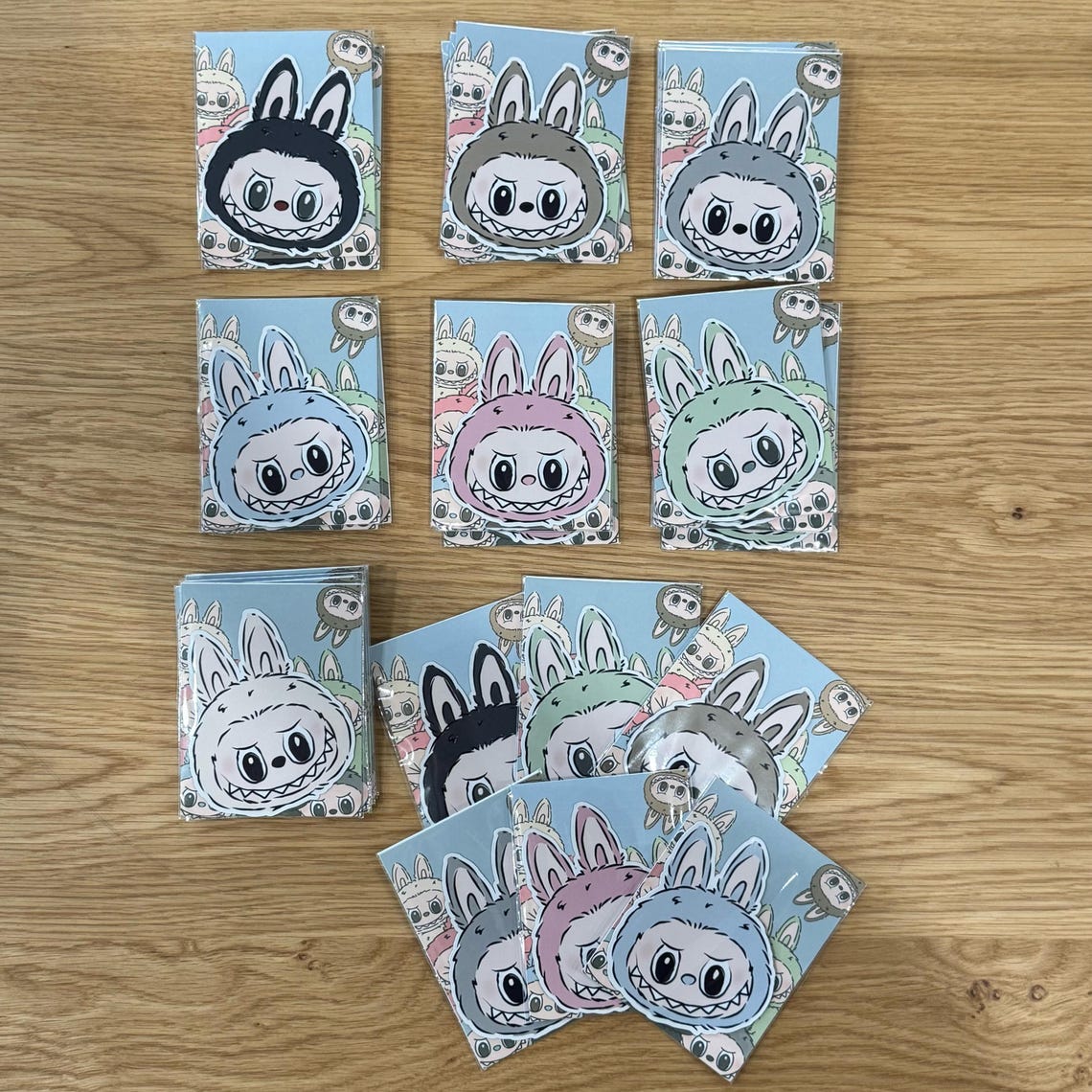 Personalized Custom Glossy Labubu-themed Magnets Featuring 7 Unique ...