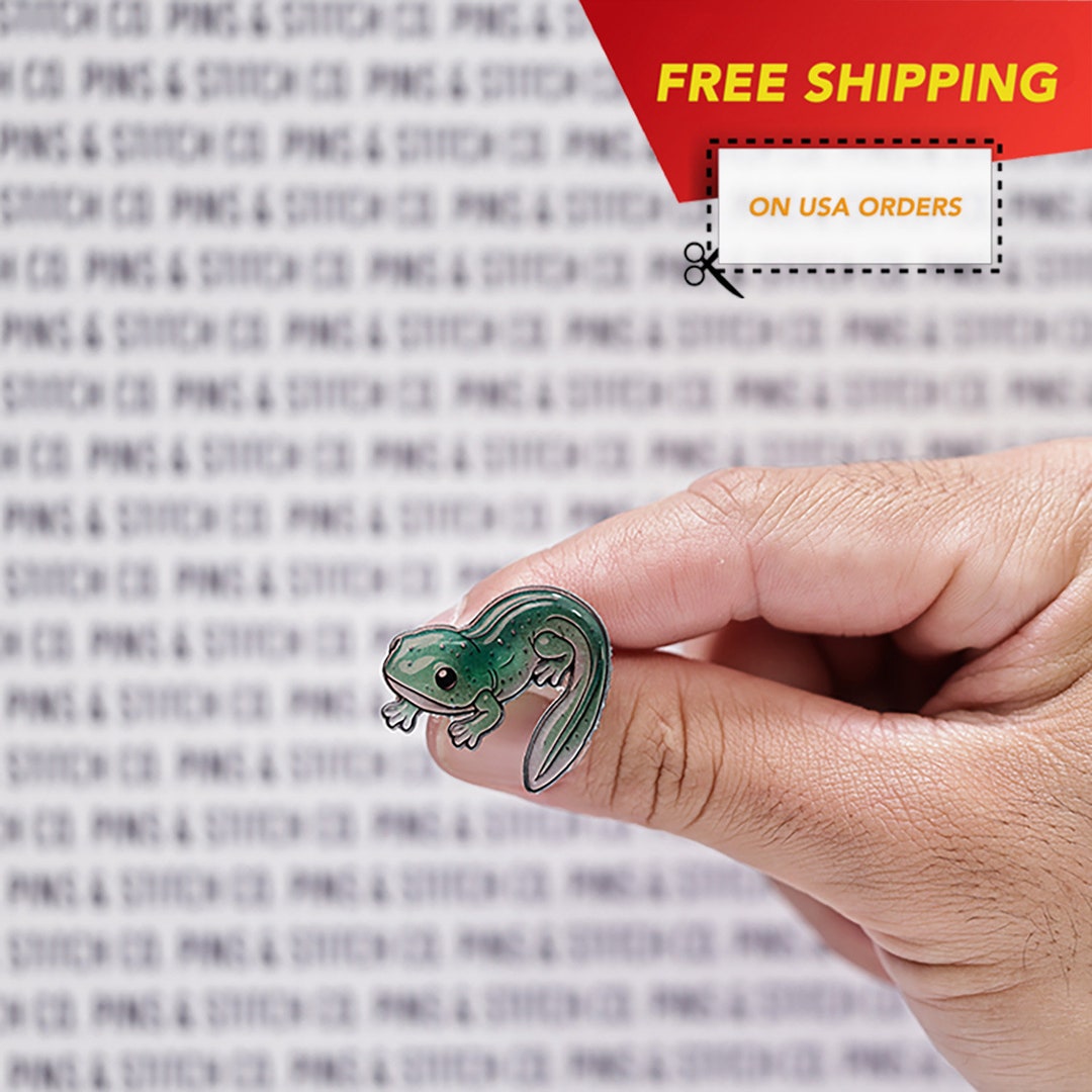 Handmade Tadpole Jar UV Resin Pin Customizable Unique Design Perfect ...