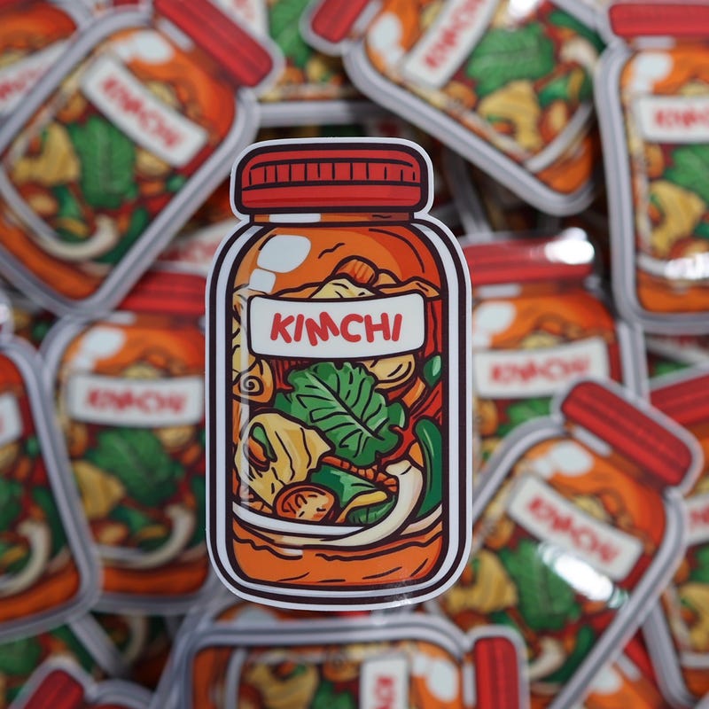Kimchi Sticker - Etsy