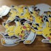 Pikachu Sticker Pikachu Eating Sushi Sticker Custom, Handmade ...