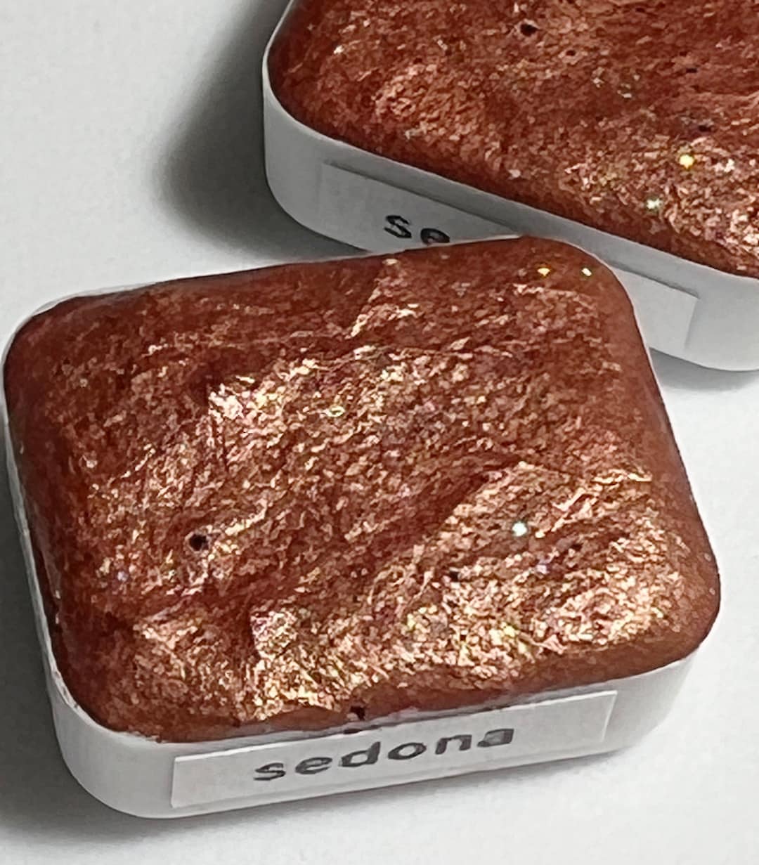 SEDONA Quarter Pan Honey Based Metallic Watercolor Paint LE - Etsy