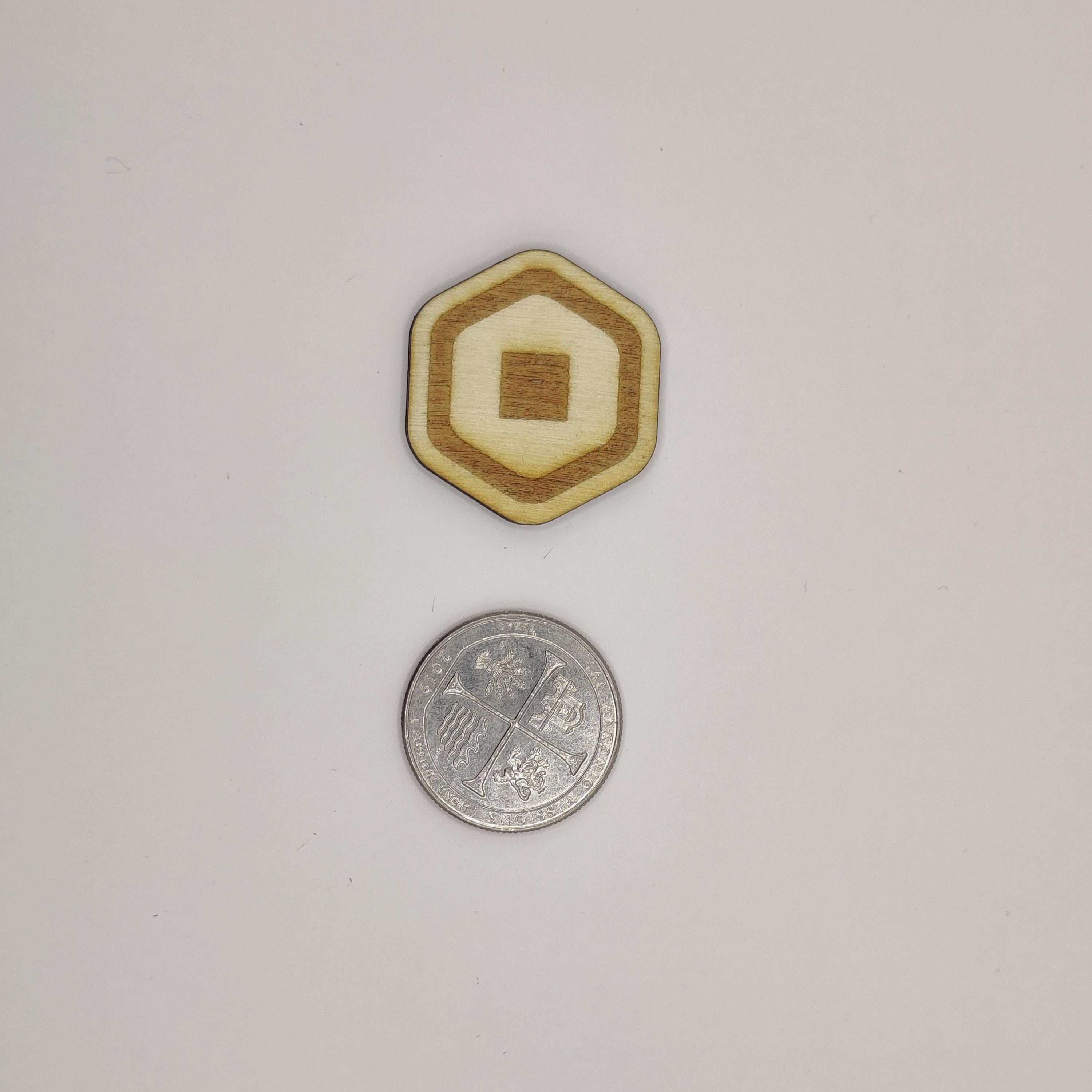 Robux Wood Coins - Etsy