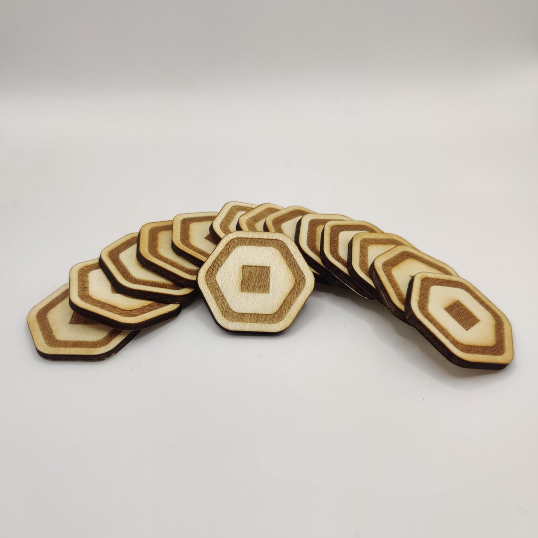 Robux Wood Coins - Etsy