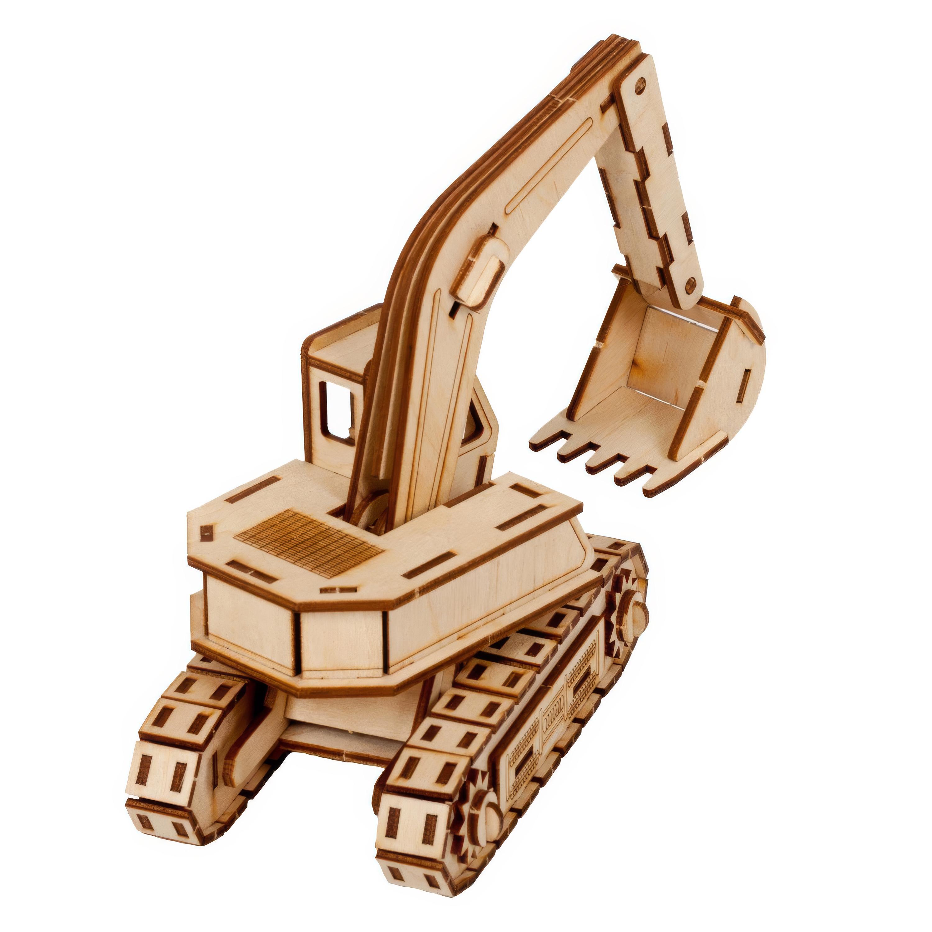 3D Excavator Laser File With Instructions 3 Mm - SVG, CDR and More ...