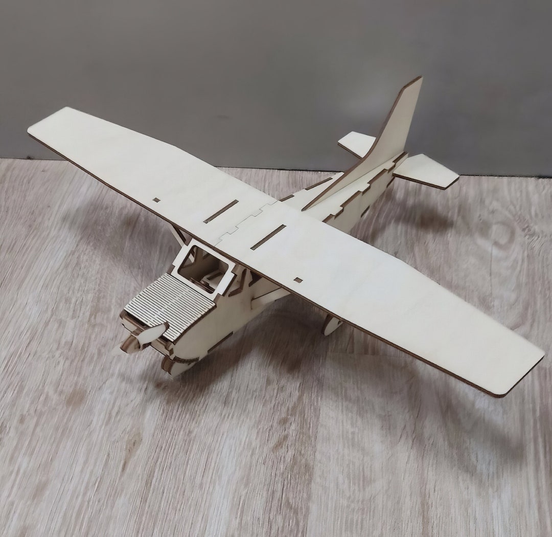 Cessna 172 K40 Laser Print File DIY Airplane Model CDR File for Laser ...