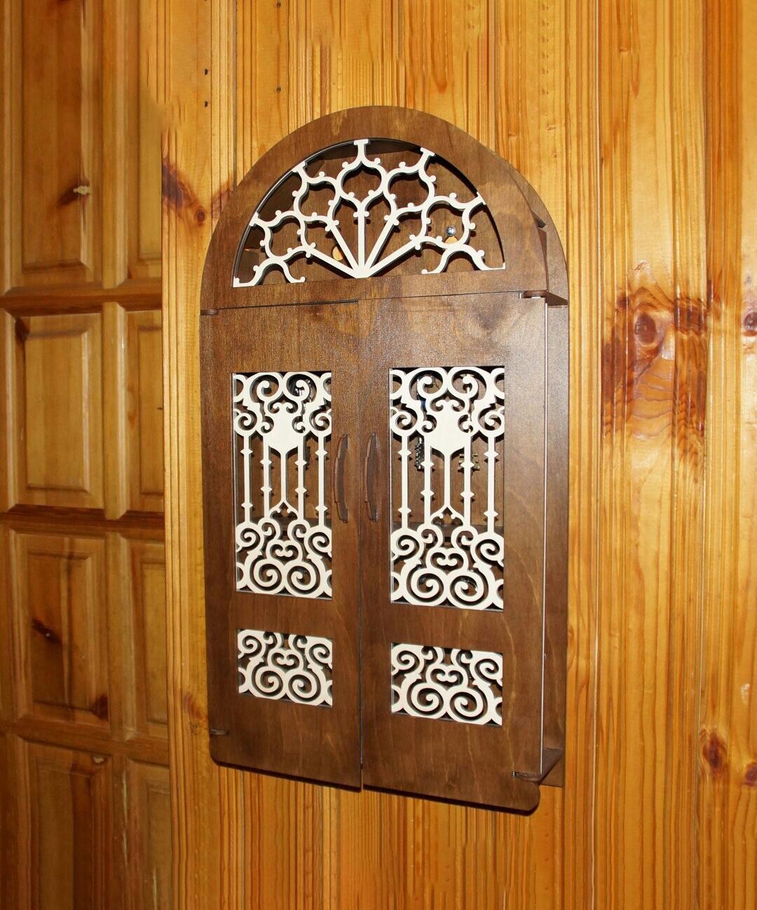 Key Box Cabinet SVG, CDR File DIY Laser Cut Key Box Template Decorative ...