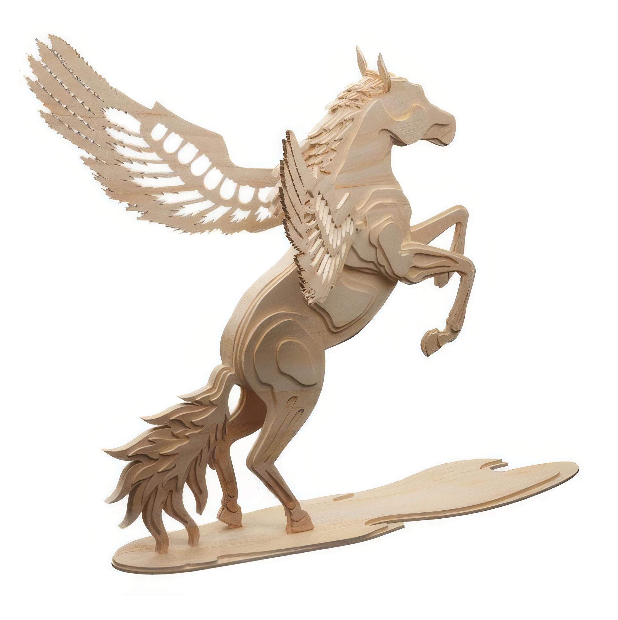 3D Pegasus Mythical Creature Laser File - SVG, CDR and More - Ideal for ...