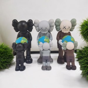 Replica KAWS 'the Promise' Figure Hypebeast Decor Bear Brick Style ...