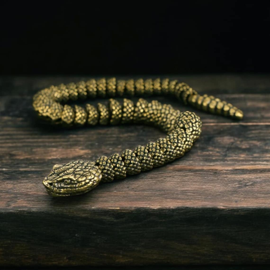 Retro Brass Glasses Snake Living Room and Office Decor Unique Desktop ...