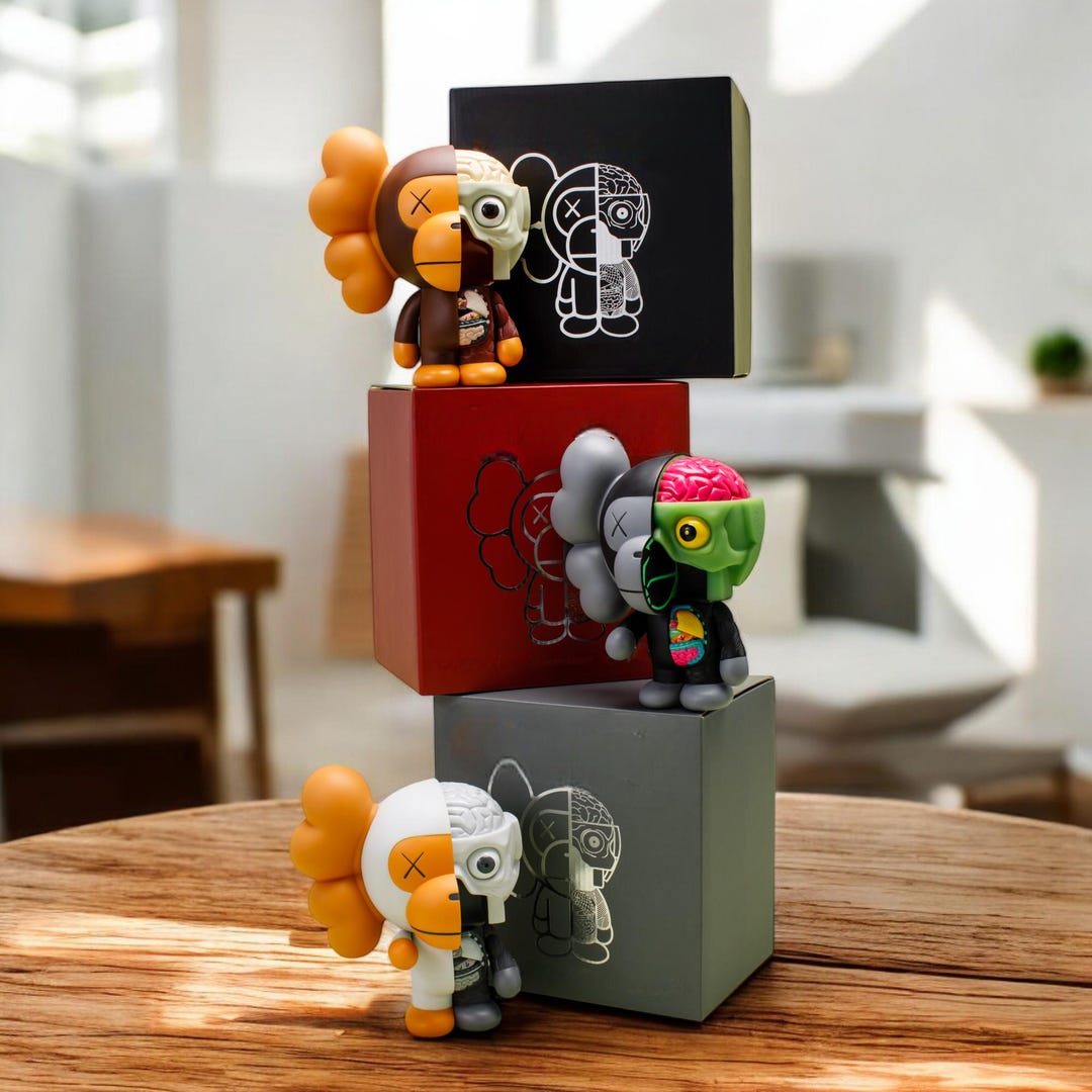 KAWS Anatomy Figures Inspired Decorative KAWS Hypebeast Statues Unique ...