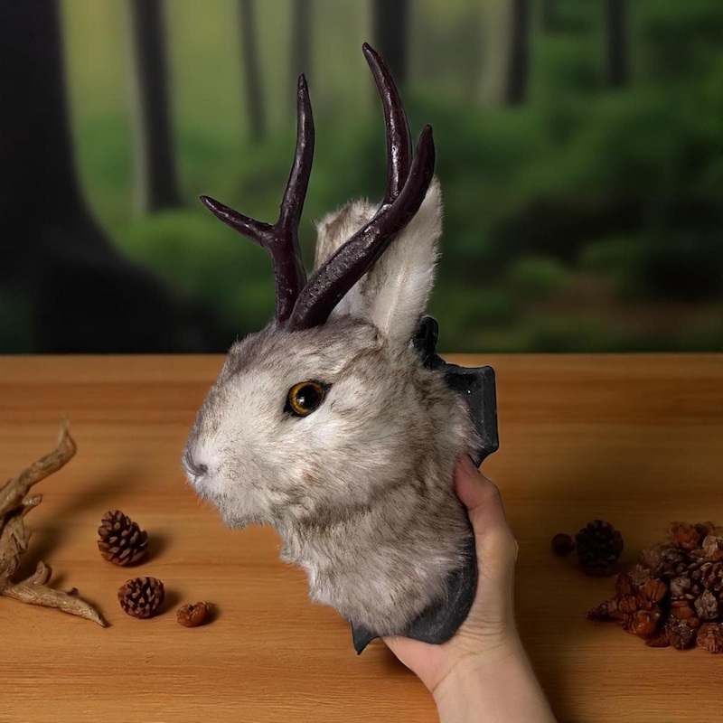 Jackalope Mount - Etsy