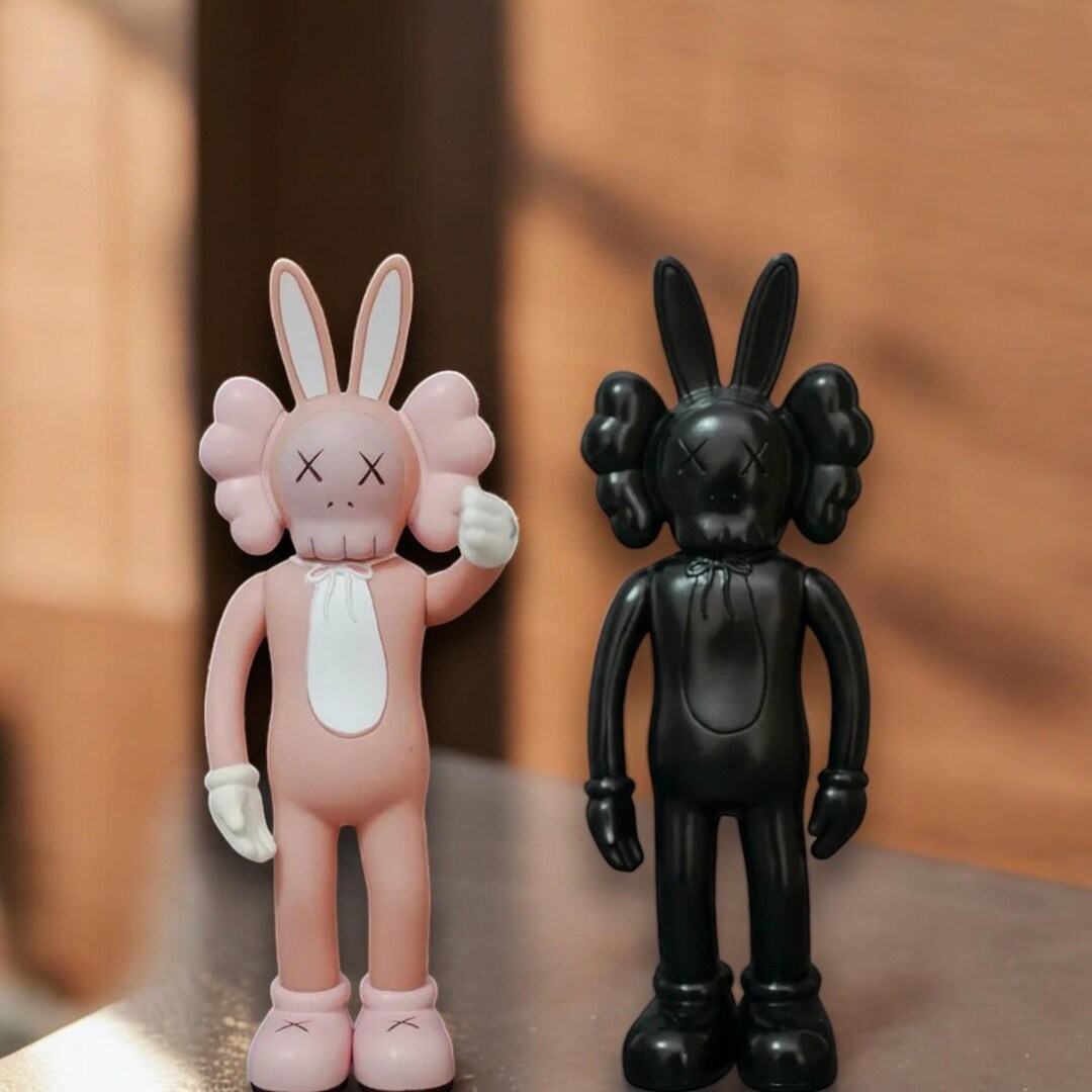 Replica Bunny KAWS Figure Statue Inspired KAWS Design Bearbrick Style ...