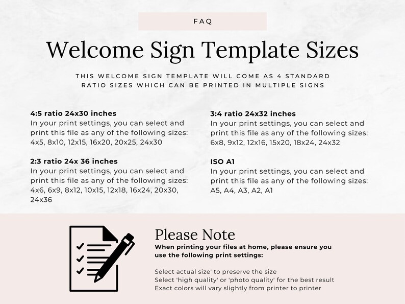 Baby in Bloom Welcome Baby Shower Sign Wildflower Editable Entrance ...