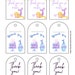 DIY Printable Mermaid Theme Party Thank You Gift Tags - Etsy