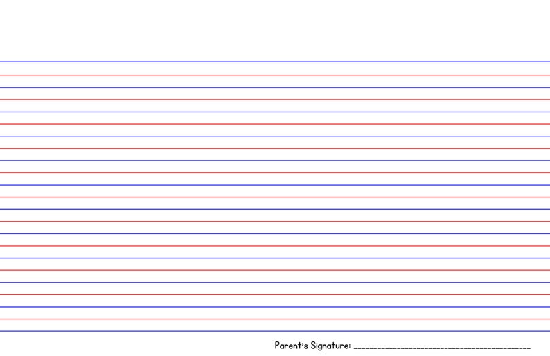 Practice Writing Pad for Grade 3 & Above - Etsy