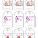 DIY Printable Mermaid Theme Party Thank You Gift Tags - Etsy