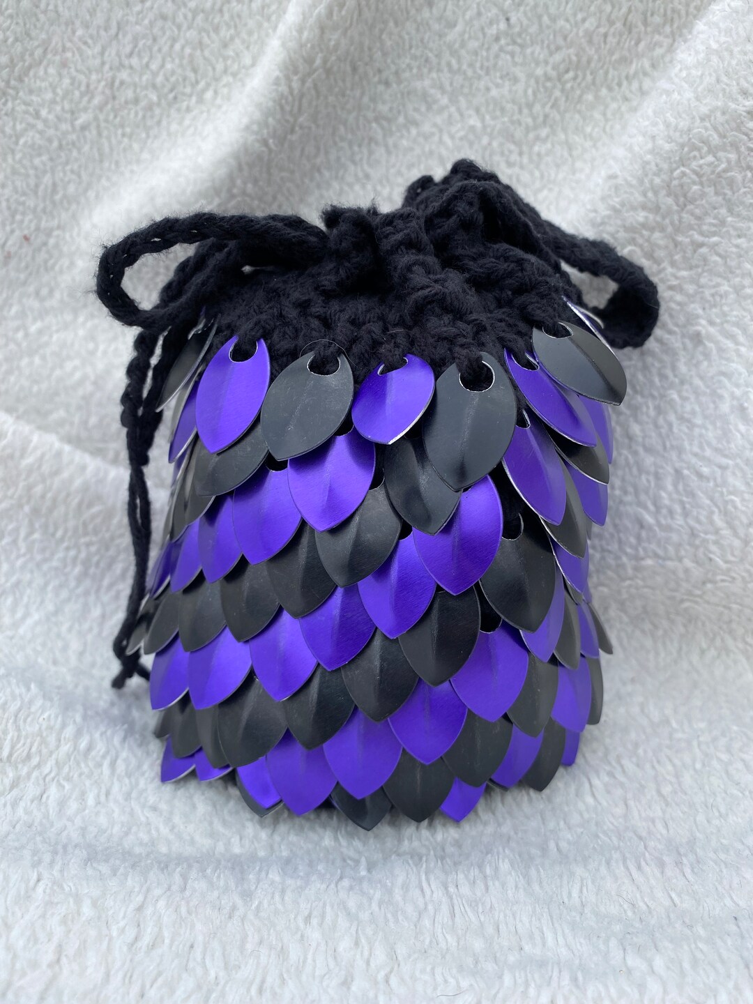 Large Custom Dragon Scale Mail Pouch With Belt Loop - Etsy